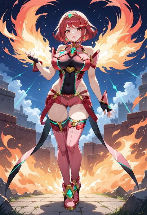 Pyra Xenoblade Chronicles 2 15 By Xftriber On Deviantart