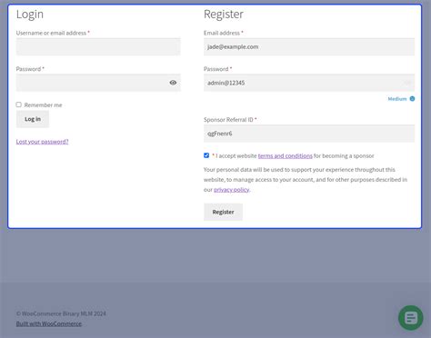 Woocommerce Binary Multi Level Marketing Mlm Referral Sponsor Plugin