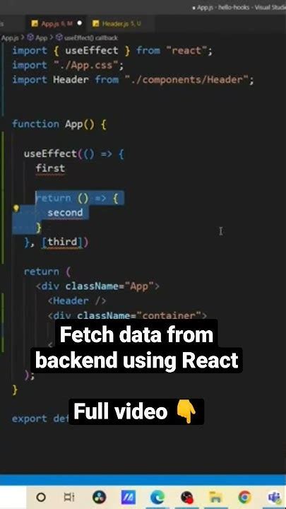 Fetch Data From Backend Api Using Reactjs In Tamil Youtube