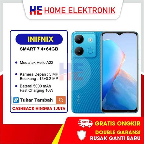 Promo Infinix Smart Gb Ram Rom Gb Gb Android Garansi Resmi Iceland White Diskon