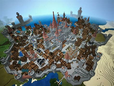 Minecraft Medieval City Map