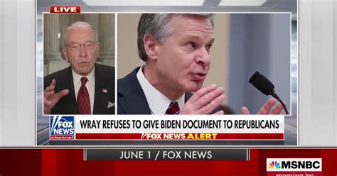 Republican Senator Releases Fbi Memo With Unverified Claims About Bidens