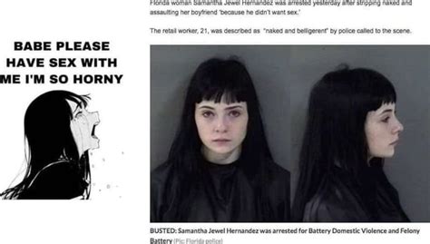 Florida Woman Samantha Jewel Hernandez Was Arrested Yesterday After