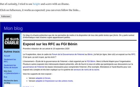 Fullscreen Iframe Sylvain Lesage Observable