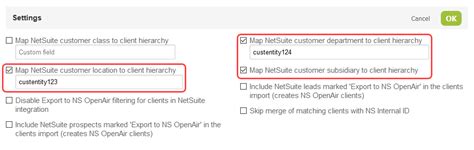 Netsuite Applications Suite Importing Or Mapping Netsuite Classifications To Suiteprojects Pro