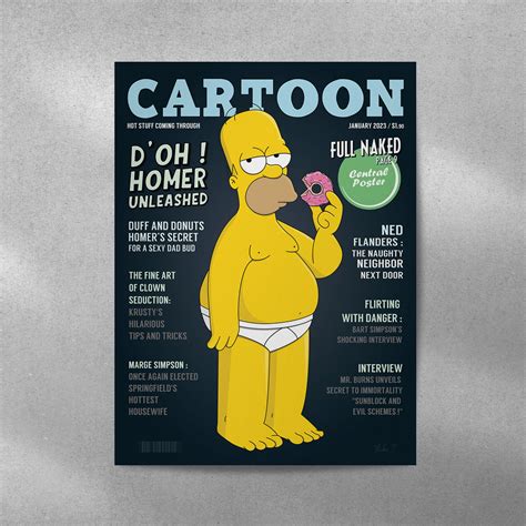 The Simpsons Poster Homer Simpson Etsy