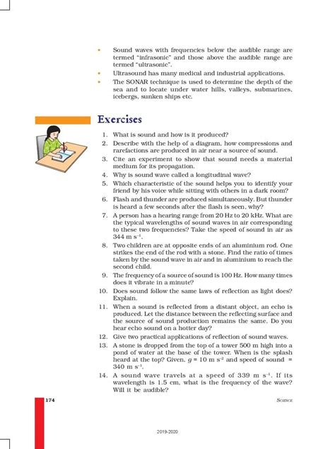 Up Board Book Class 9 Science Chapter 12 Sound