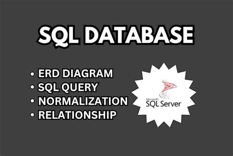 Write Sql Queries Design Database And Erd For You By Insitesolution