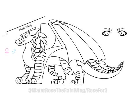 Wof Nightwing Base F2u By Waterrosetherainwing On Deviantart