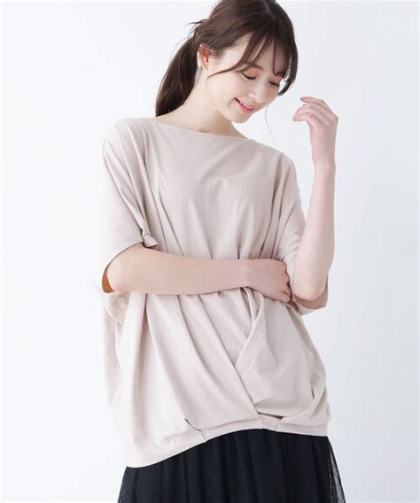 SHOOLARUEシューラルーのスーピマコットンベアドルマンプルオーバーTシャツ カットソー WEAR