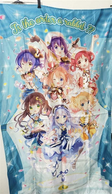 ご注文はうさぎですか？ ラストワン賞 きゃらっとくじ 特大マルチクロス 集合 メルカリ