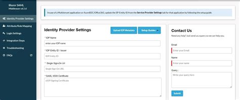 Blazor Saml Single Sign On Setup Guidelines Miniorange