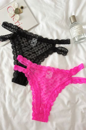 Wholesale One Pc Sexy New See Through Stretch Lace Thongsize Run Small Ga016963