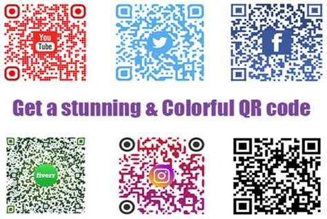 Create A Stunning Colorful Qr Codes By Anas Fiverr