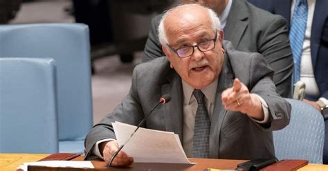Us Vetoes Palestine Becoming A United Nations Member State Egyptian