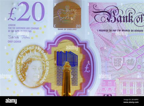 The New Polymer £20 Note That Was Released In The Uk On 20th February