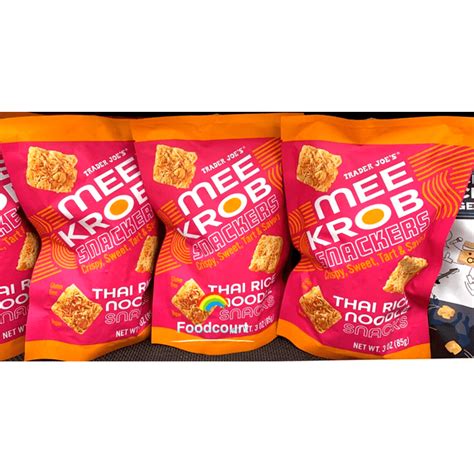 3 Packs Trader Joes Mee Krob Thai Rice Noodle Snackers 3 Oz Each Pack