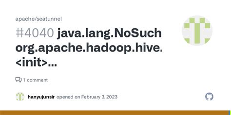 Javalangnosuchmethoderror Orgapachehadoophivemetastorehivemetastoreclient Lorgapache