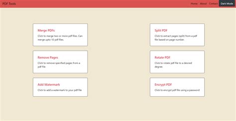 Github Laureenf Pdf Tools A Responsive Flask Web App Consisting Of Different Pdf Tools