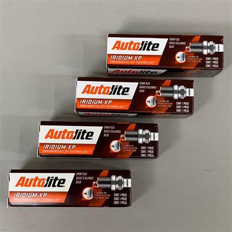 Autolite4 Packplatinum Iridium Xp Spark Plug Fine Wire Tapered 58