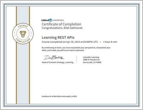 Restapis Linkedinlearning Continuouslearning Qualityassurance Bilal S