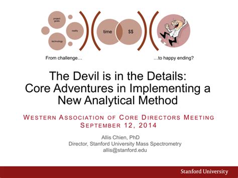 Core Adventures In Implementing A New Analytical Method