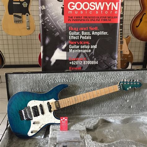 Gooswyn Guitars For Sale Esp E Ii St 1 Qm Sd Aqua Facebook