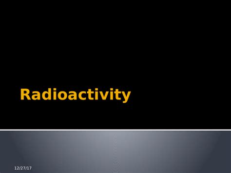 Radioactivity Igcse Teaching Resources