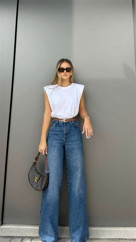Outfits Mezclilla Pantalon Y Blusa