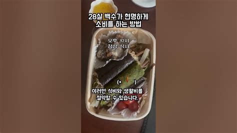 백수가 현명하게 소비를 하는 방법 Youtube