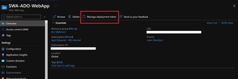 Automating Azure Static Web Apps In Azure Pipelines Azure DevOps Blog
