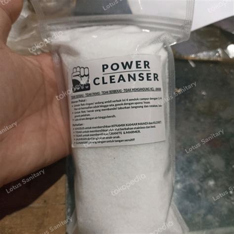 Jual Power Cleanser Bubuk Ajaib Pembersih Kamar Mandi Kloset Keramik Wc