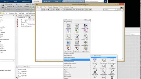 34 Labview Link Matlab By Tcpip Youtube