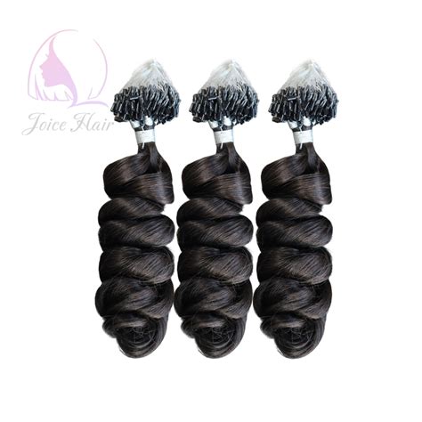 Micro Loop Hair Extension Loose Wave Texture Premium Hair Joice Hair