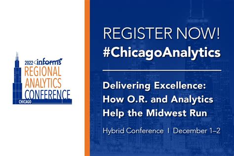 Informs On Linkedin Informs Orms Analytics Chicago Chicagoanalytics