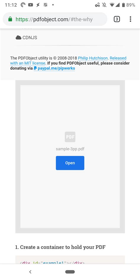 not suport chrome android anymore · issue 183 · pipwerks pdfobject