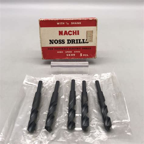 Nachi ナチ Noss Drill ノスドリル 105cm 5本セット まとめ 不二越 Shank 14 Dia With Skh9