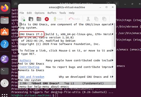 how to install emacs 27 text editor ubuntu 20 04 linuxshout