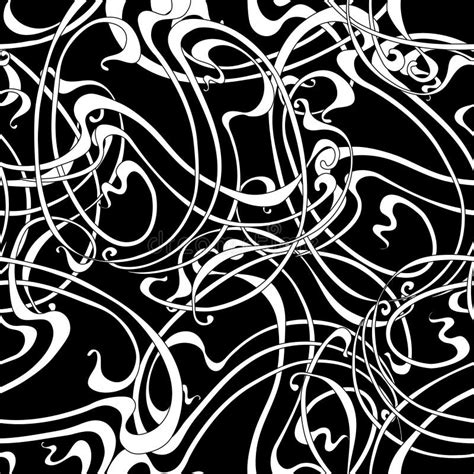 Abstract Monochrome Pattern Stock Vector Illustration Of Infinity