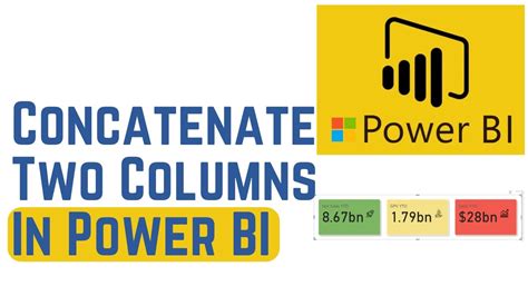 How To Concatenate Two Columns Using Power Query In Power Bi Youtube