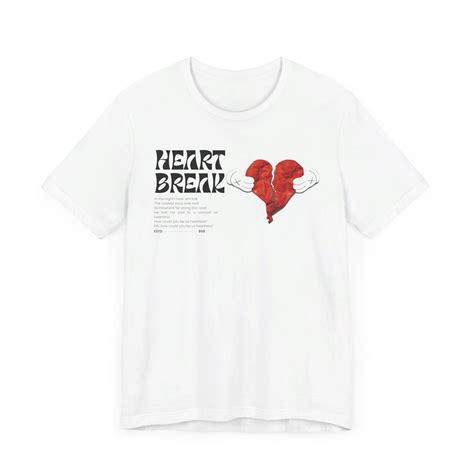 Kanye West Shirt 808s And Heartbreaks Heartless Lyrics Unisex Fit