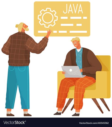 Programmer Engineering And Coding Set Royalty Free Vector