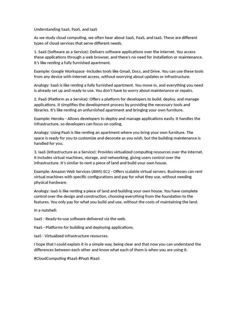 Sasspassiass Pdf Platform As A Service Cloud Computing