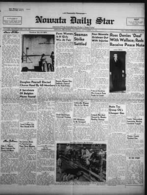 Nowata Daily Star Thursday September 19 1946 Nowata Oklahoma