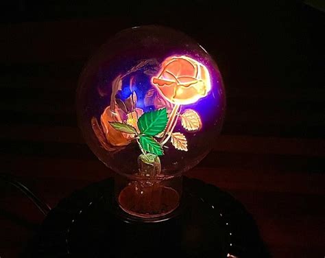 Vintage Aerolux Light Bulb Floral Rose Figural Light Bulb Bakelite