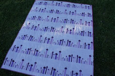 Tracy S Bits N Pieces Purple Comfort Quilt