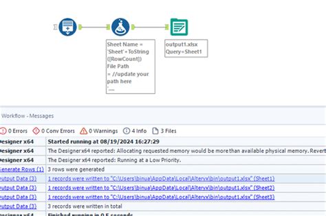 Solved One Excel With Multiple Sheets Alteryx Community