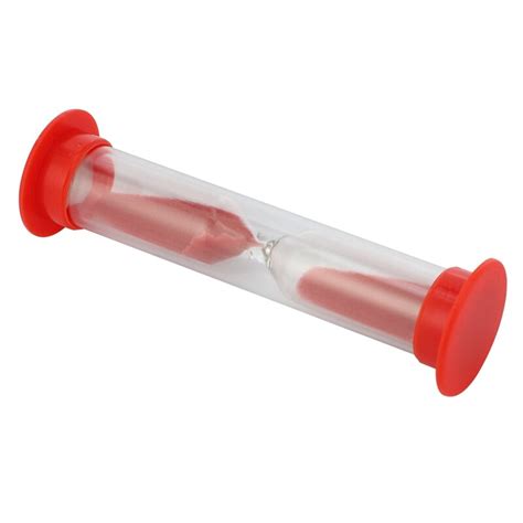 1 Minute Cute Plastic Sand Timer Red Grandado