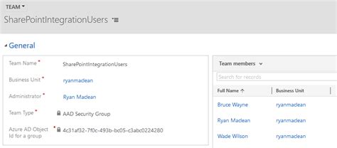 Synchronising Azure Active Directory Security Groups Between D365 Records And Sharepoint Sites