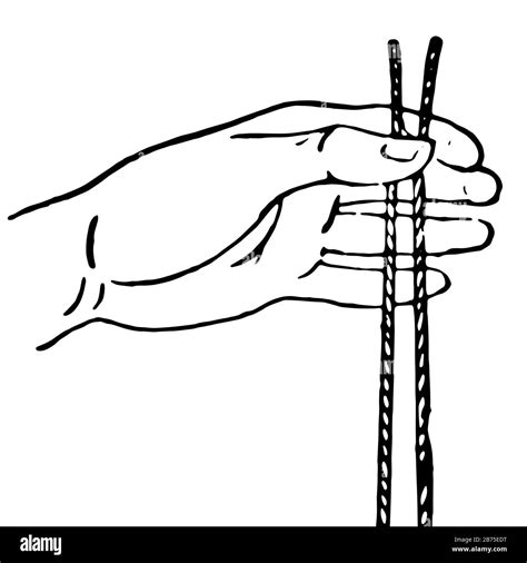 Hand Holding String Holding A Board Vintage Line Drawing Or Engraving